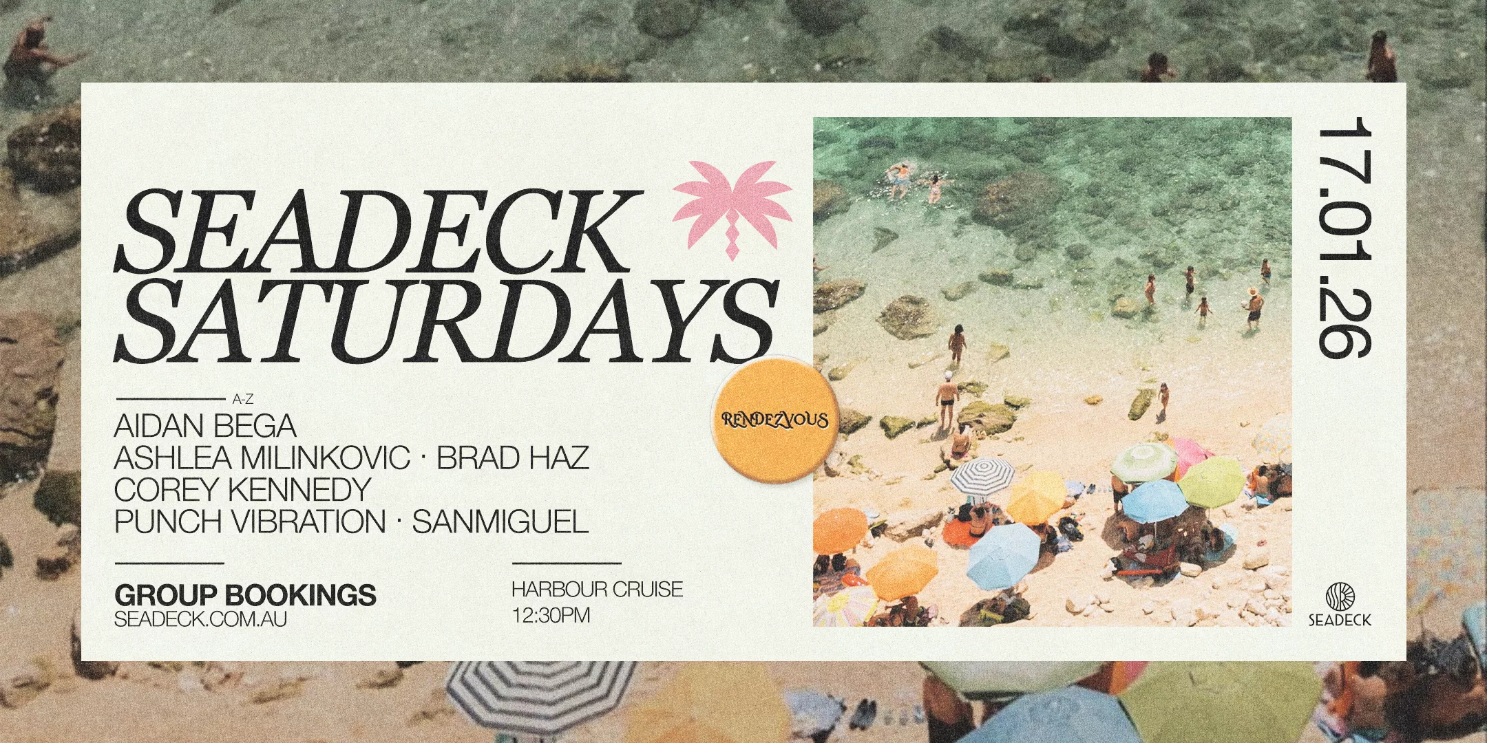 SEADECK Sydney | SEADECK SATURDAYS x RENDEZVOUS | Funky beats, Chilled ...